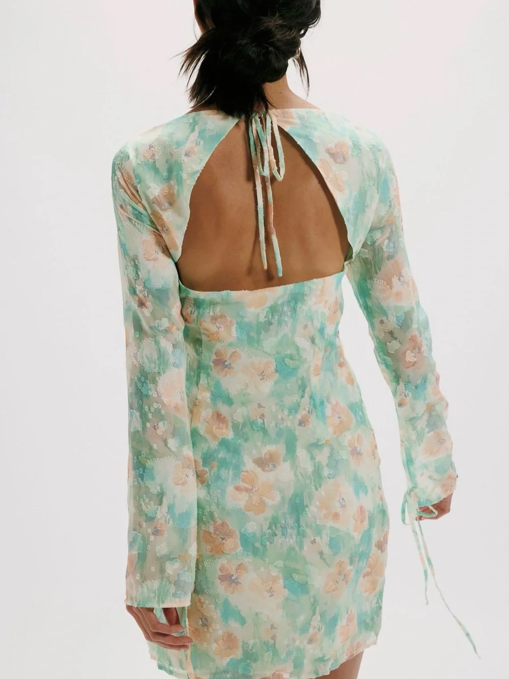 Free People | Dresses | Free People X Dzo Mika Mini Dress Mint And ...